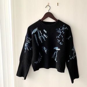 Topshop Sweaters | Cropped Pink Sweater | Poshmark